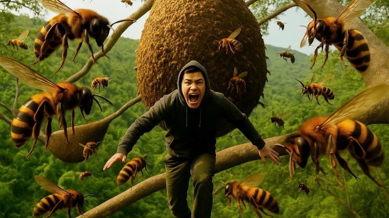 Thousands of Bees Attacked While I Harvested a Massive Hive! - YouTube