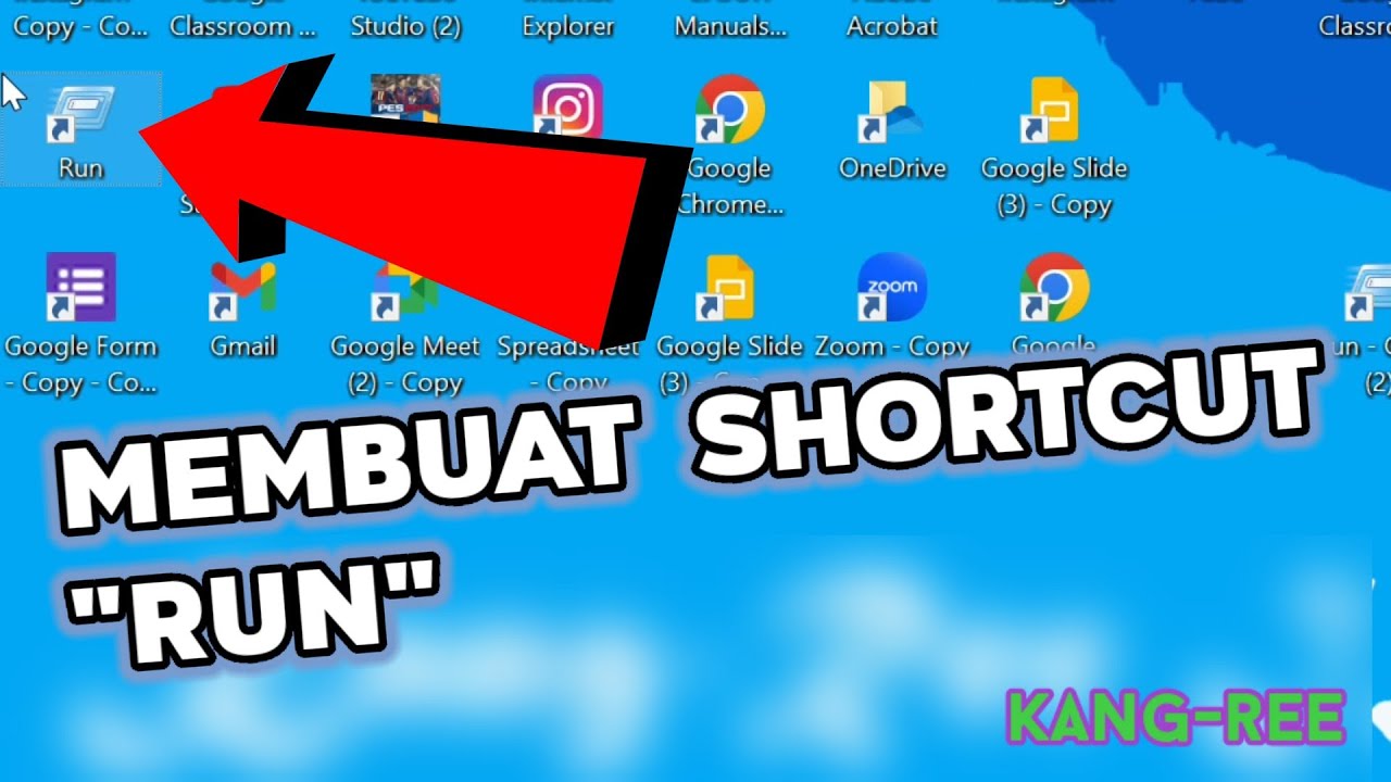 Cara Buat Shortcut "Aplikasi RUN / Menu RUN" di Layar PC Windows 10 ...