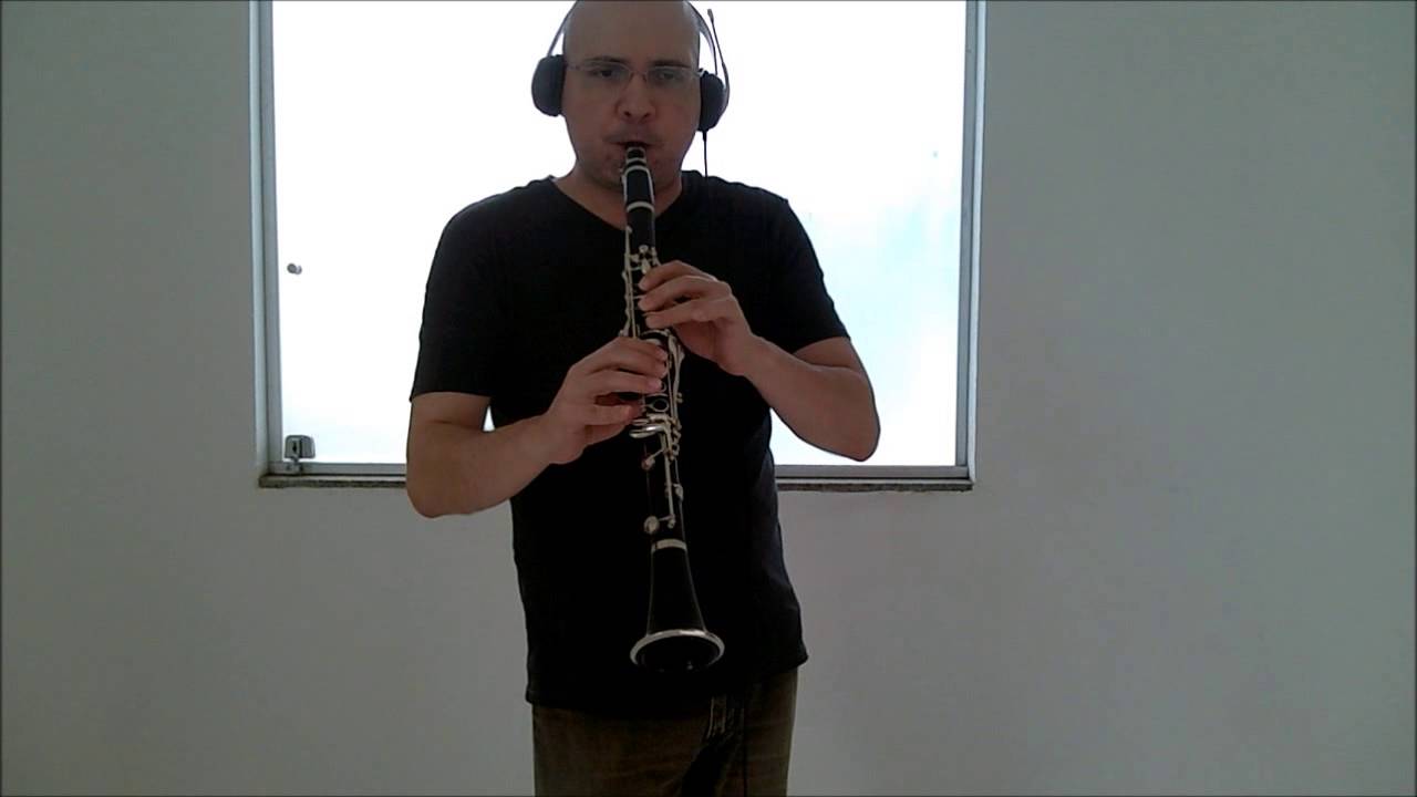 Clarinet over 21 (Eb) - Misty backing track - YouTube