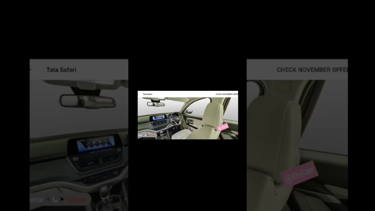 Tata Safari Exterior and interior view - YouTube