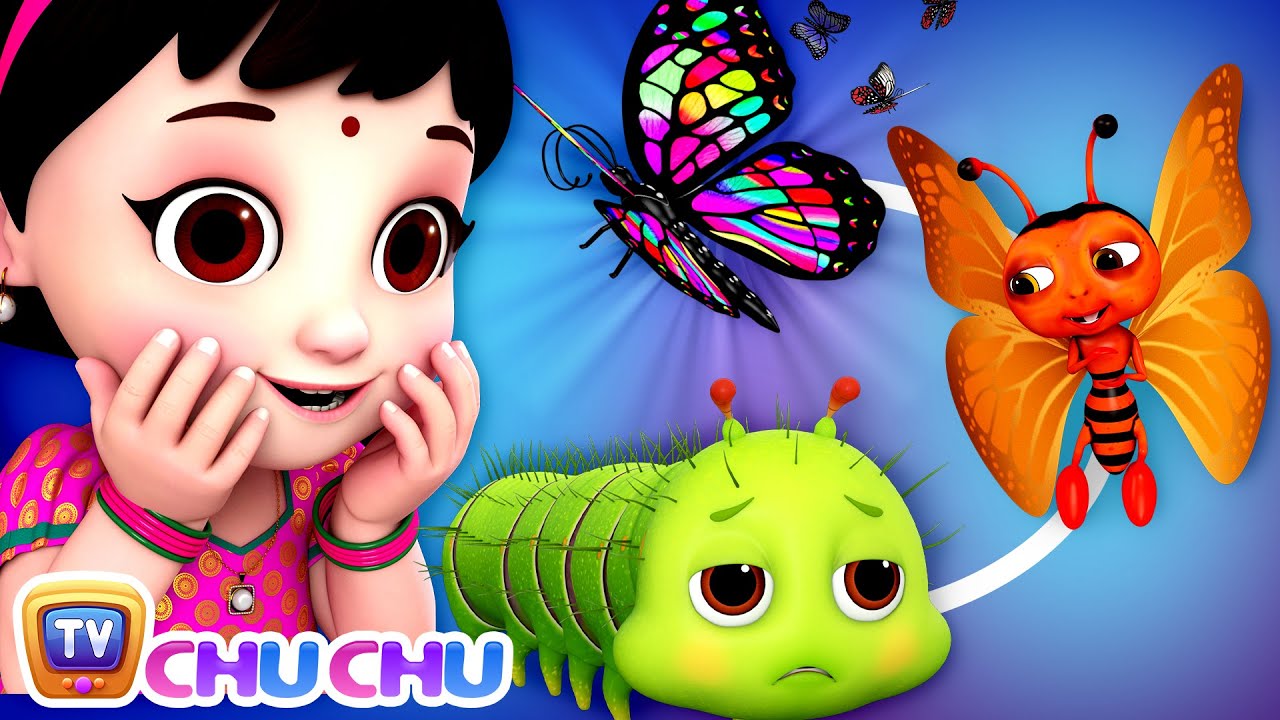 பட்டாம்பூச்சி பாடல் - Pattampoochi (Butterfly) Song – ChuChu TV Baby ...