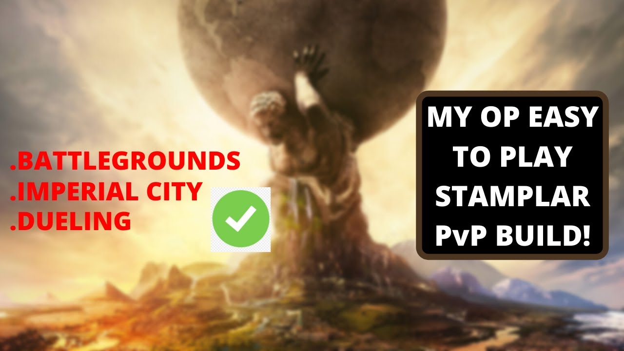 ESO PvP MY OP EASY TO PLAY STAMPLAR BUILD! - Flames of Ambition - YouTube