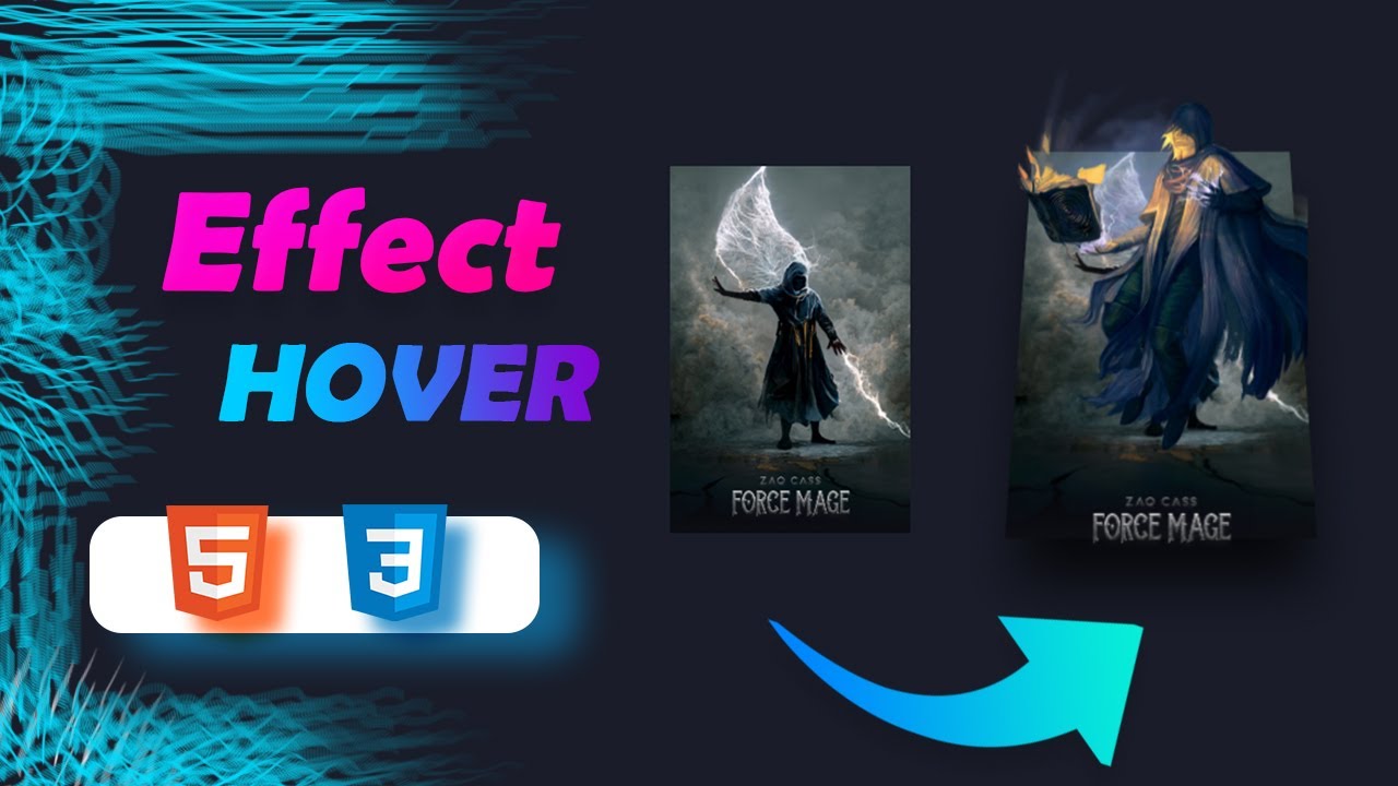 How To Make Cards Hover Html Css Youtube