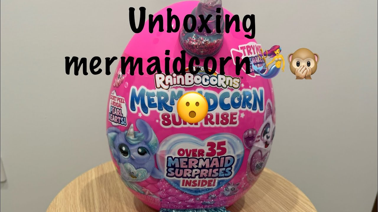Unboxing Zuru Mermaid corn, rainbowcorn surprise toy - YouTube