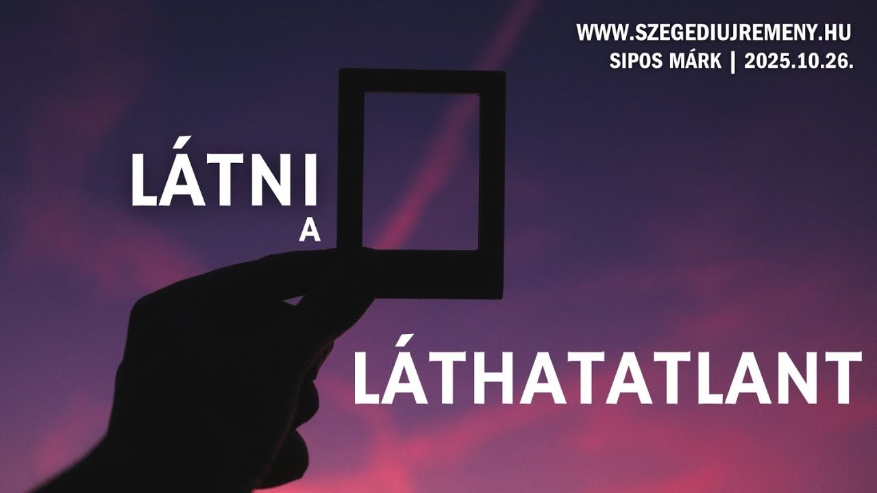 Látni a láthatatlant - Sipos Márk - YouTube