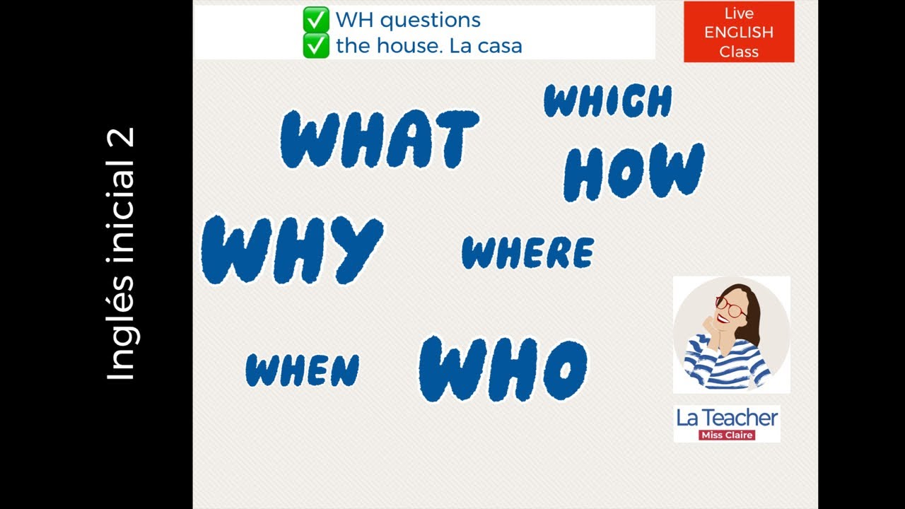 Inglés inicial 2: WH questions: what, where, why, when, who, which and ...