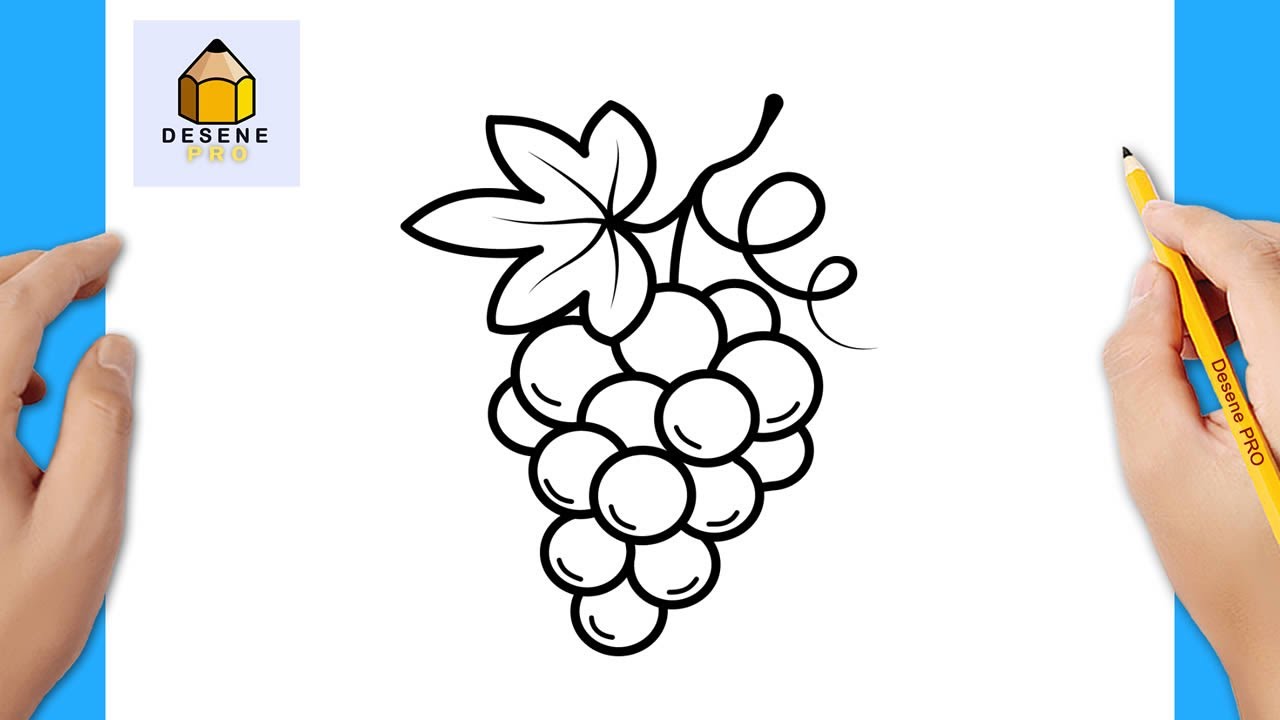 Cum să desenezi un strugure usor | Desene pas cu pas - YouTube
