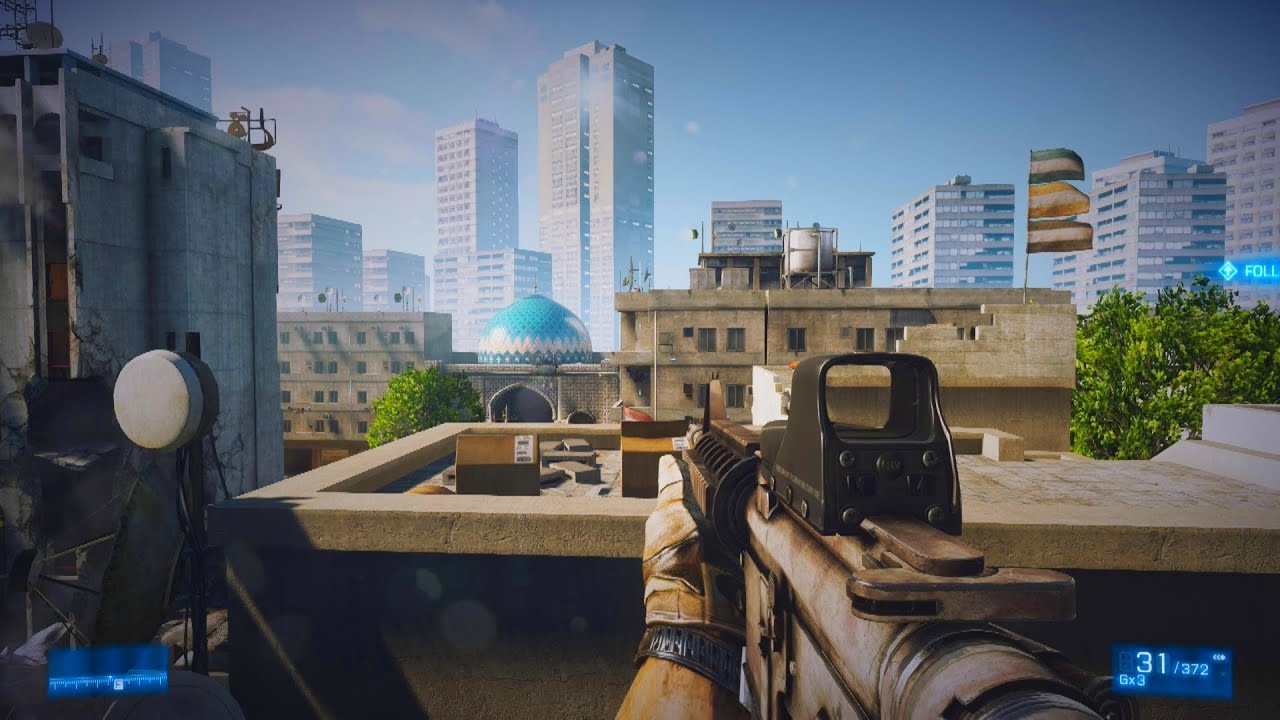 US Marine Corps in Heavy City Combat in Iraq from Battlefield 3 - YouTube