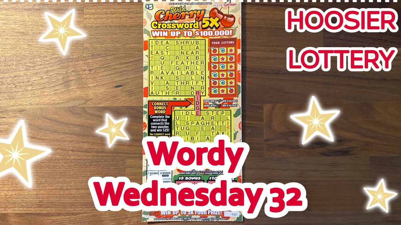 Wordy Wednesday Crossword Ticket - Indiana Scratch-offs - Hoosier ...