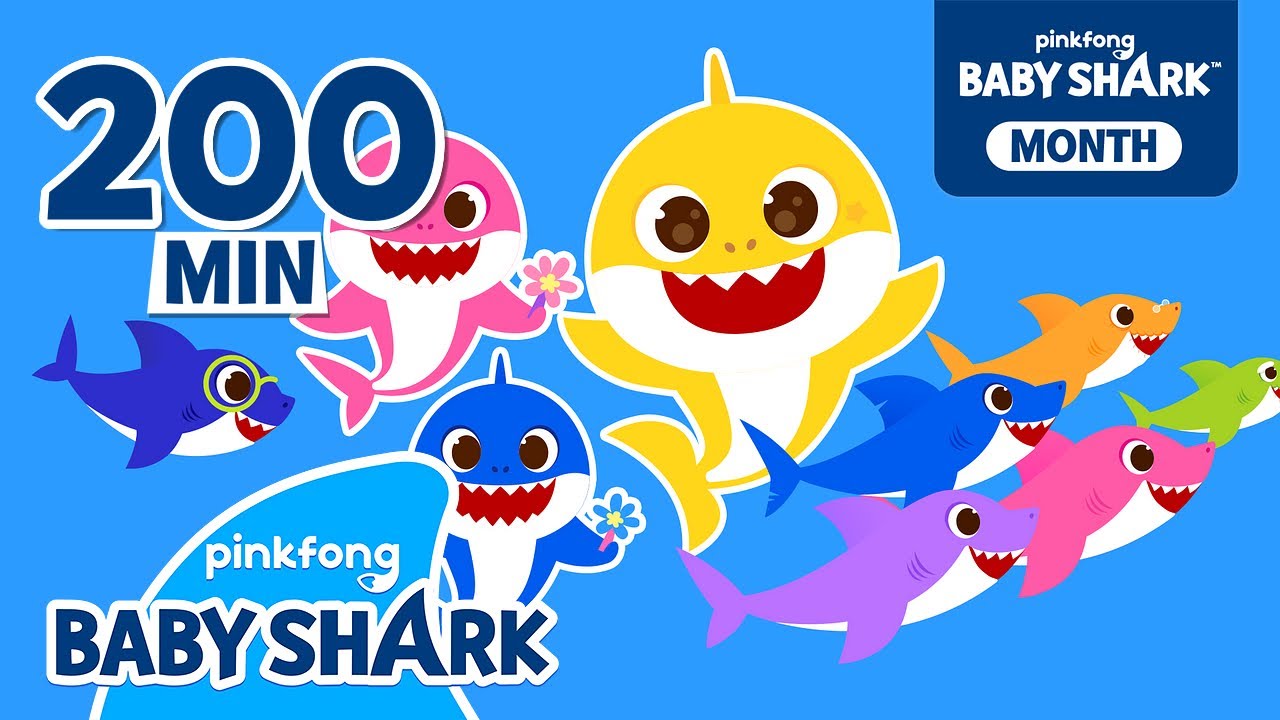 Mix - Baby Shark DOO DOO DOO All Songs | +Compilation | Shark Month ...