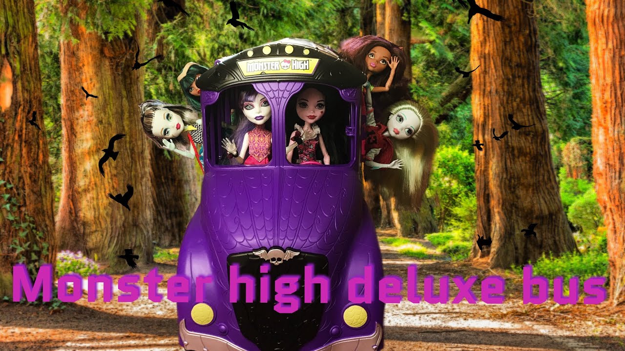 Monster High Puppen/dolls Mattel deluxe Bus/bus + Story - YouTube