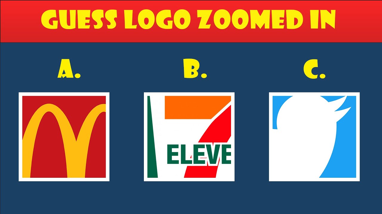 Guess the Logo ZOOMED IN: 20 Question Quiz - YouTube