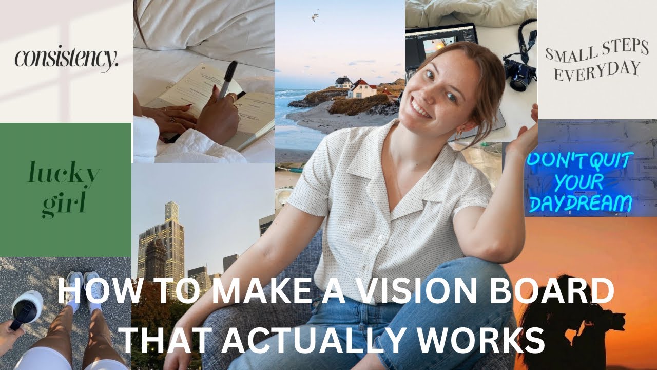 How to make your dreams come true | MAKING A VISION BOARD THAT ACTUALLY ...