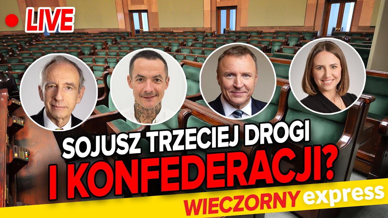 🔴WIECZORNY EXPRESS | Marcin Józefaciuk, Jacek Kurski, Anna Bryłka ...