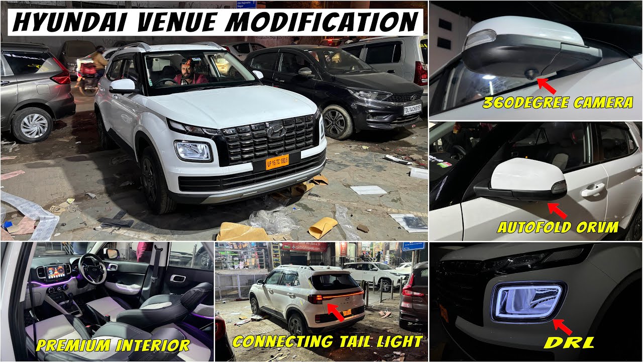 360 Degree Camera On Hyundai Venue🔥Hyundai Venue Modification 2025 With ...