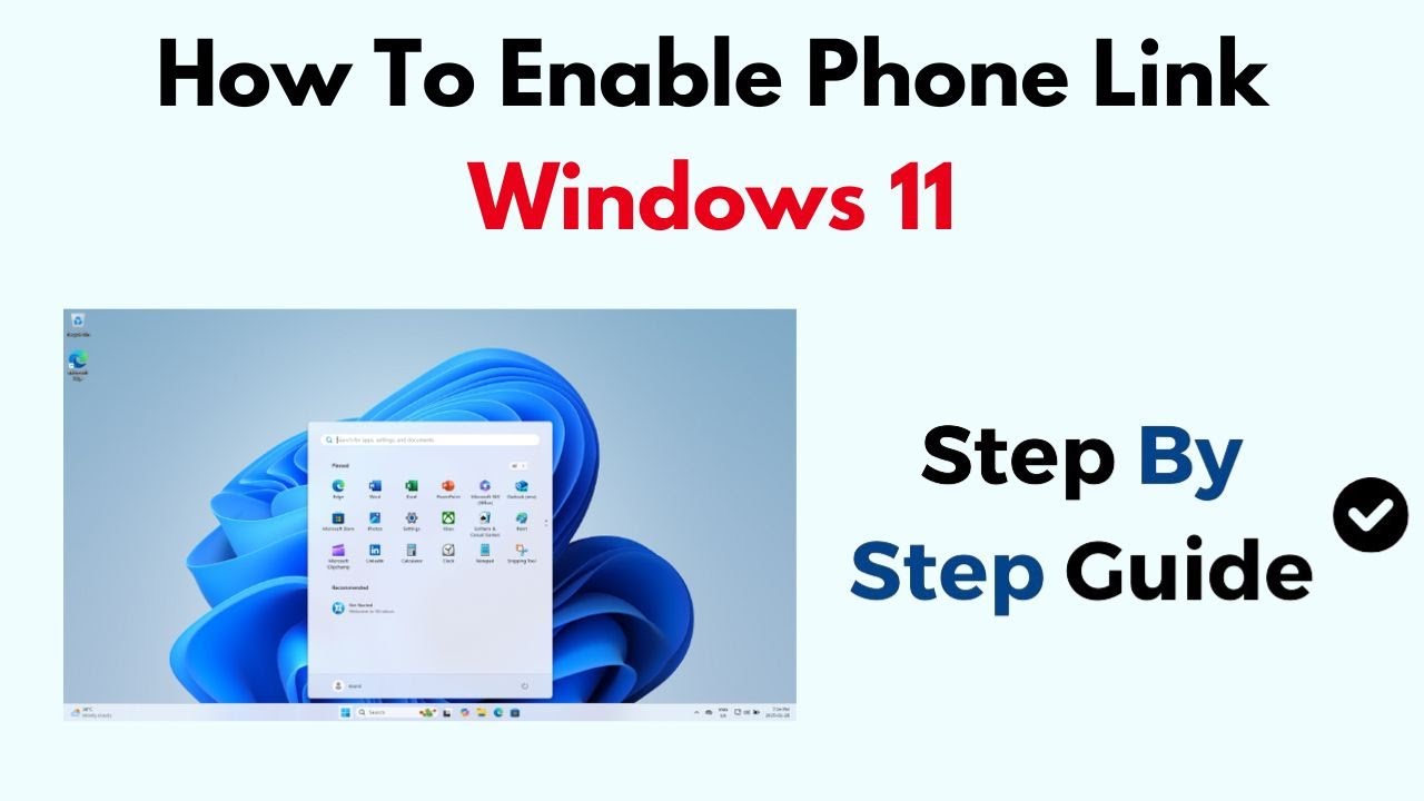 How To Enable Phone Link Windows 11 - YouTube