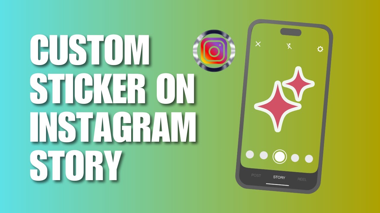 ⭐ APP INSIGHTS: How to Create Custom Sticker on Instagram Story - YouTube