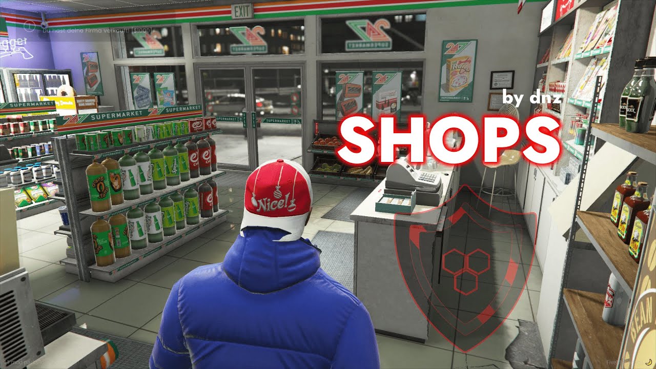 [ESX/FiveM] dnz_stores with dnz_business [System] - YouTube