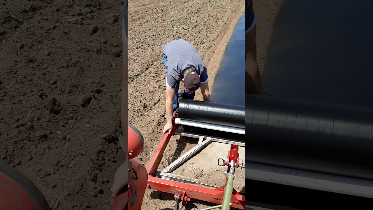 Plastic Mulch Layer - Finally working - YouTube