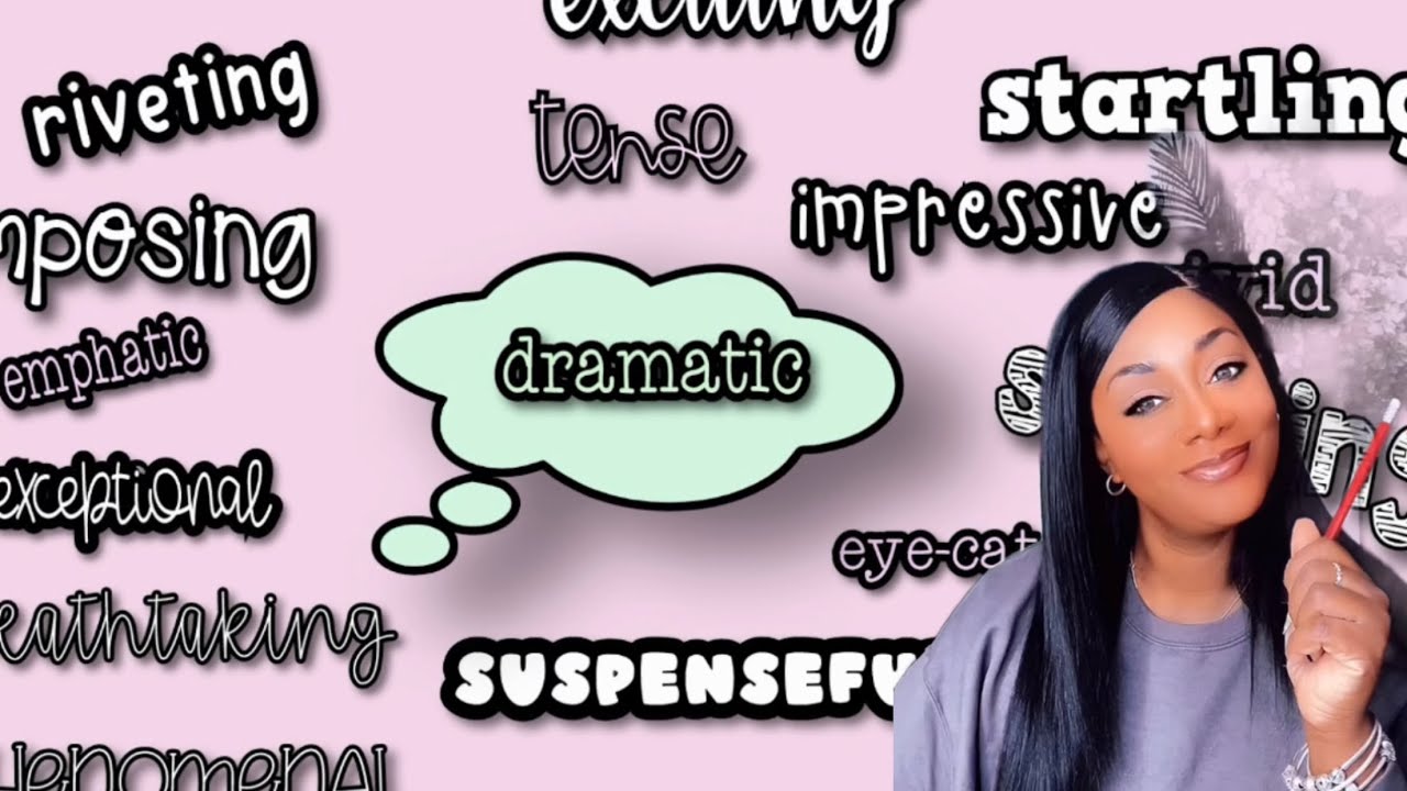 Alternative Words for Dramatic || Vocabulary Builder || Diamond ...