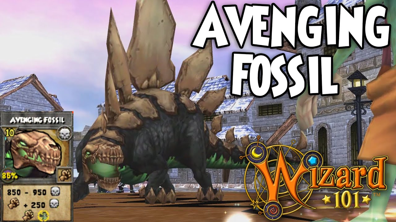 Wizard101: Avenging Fossil Spell - YouTube