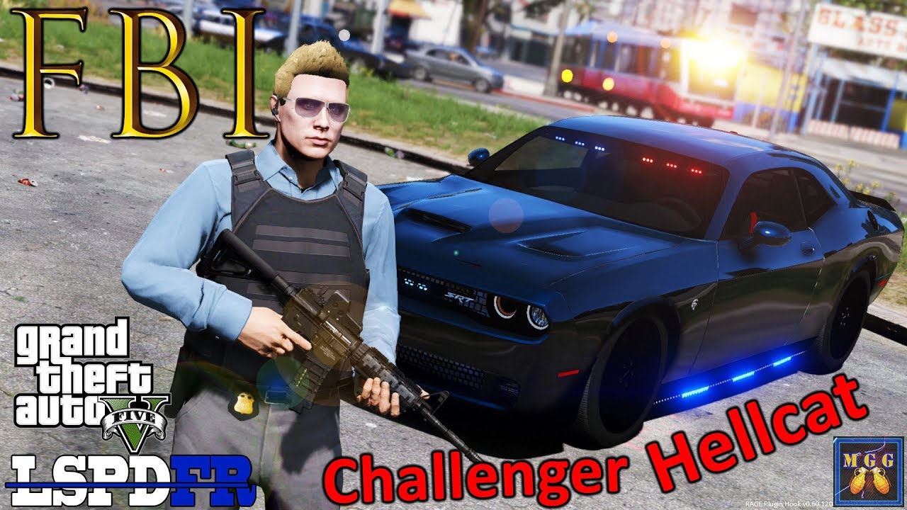 FBI Special Agent Patrol in Unmarked Dodge Challenger Hellcat | GTA 5 ...