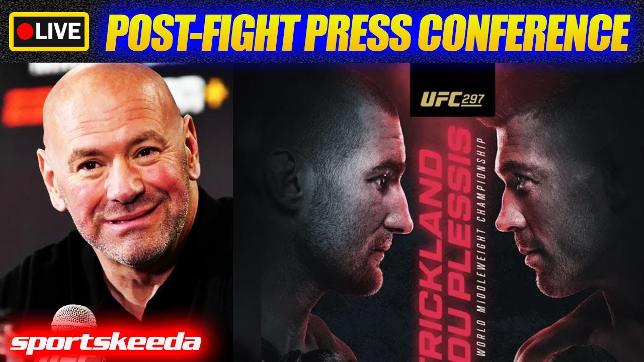 🔴UFC 297: Strickland vs. Du Plessis Post-Fight Press Conference - YouTube