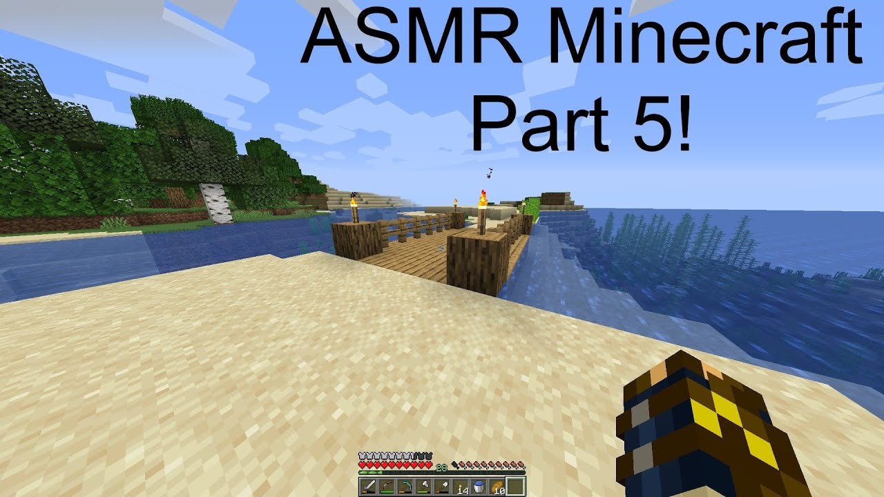 ASMR Let's Play Minecraft Part 5: Crossing the Bridge! (Soft Spoken and ...