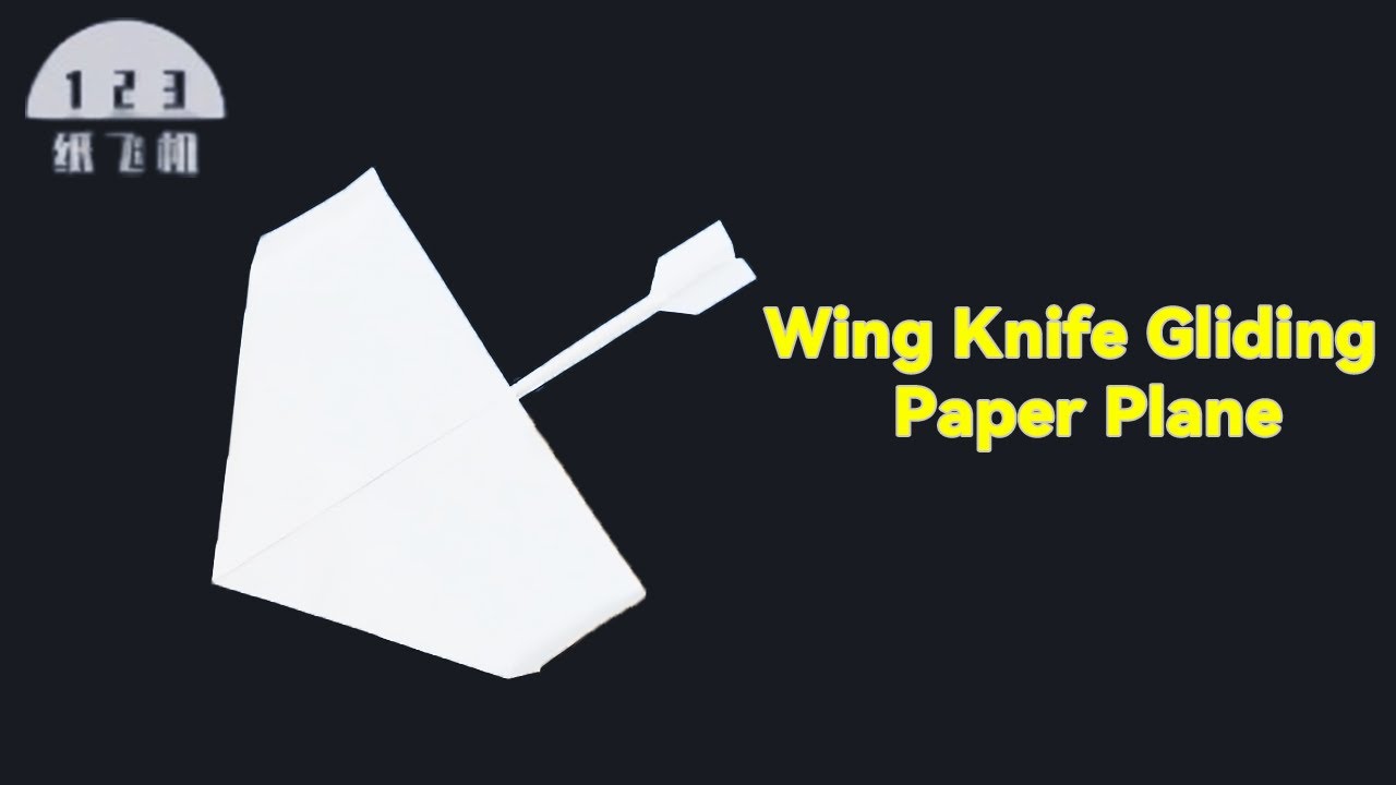 Add a tail to the paper airplane and it will fly awesomely! - YouTube