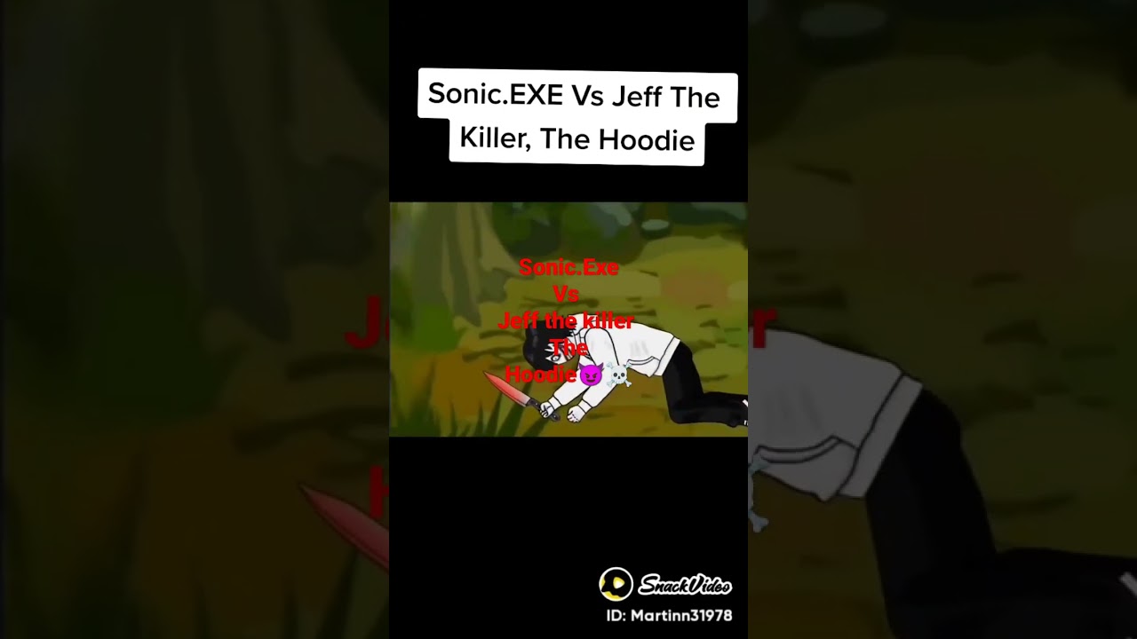sonic exe vs jeff the killer - YouTube