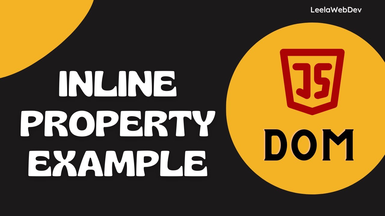 42 Implementation Of The Inline Event Property Listener In Javascript 4005