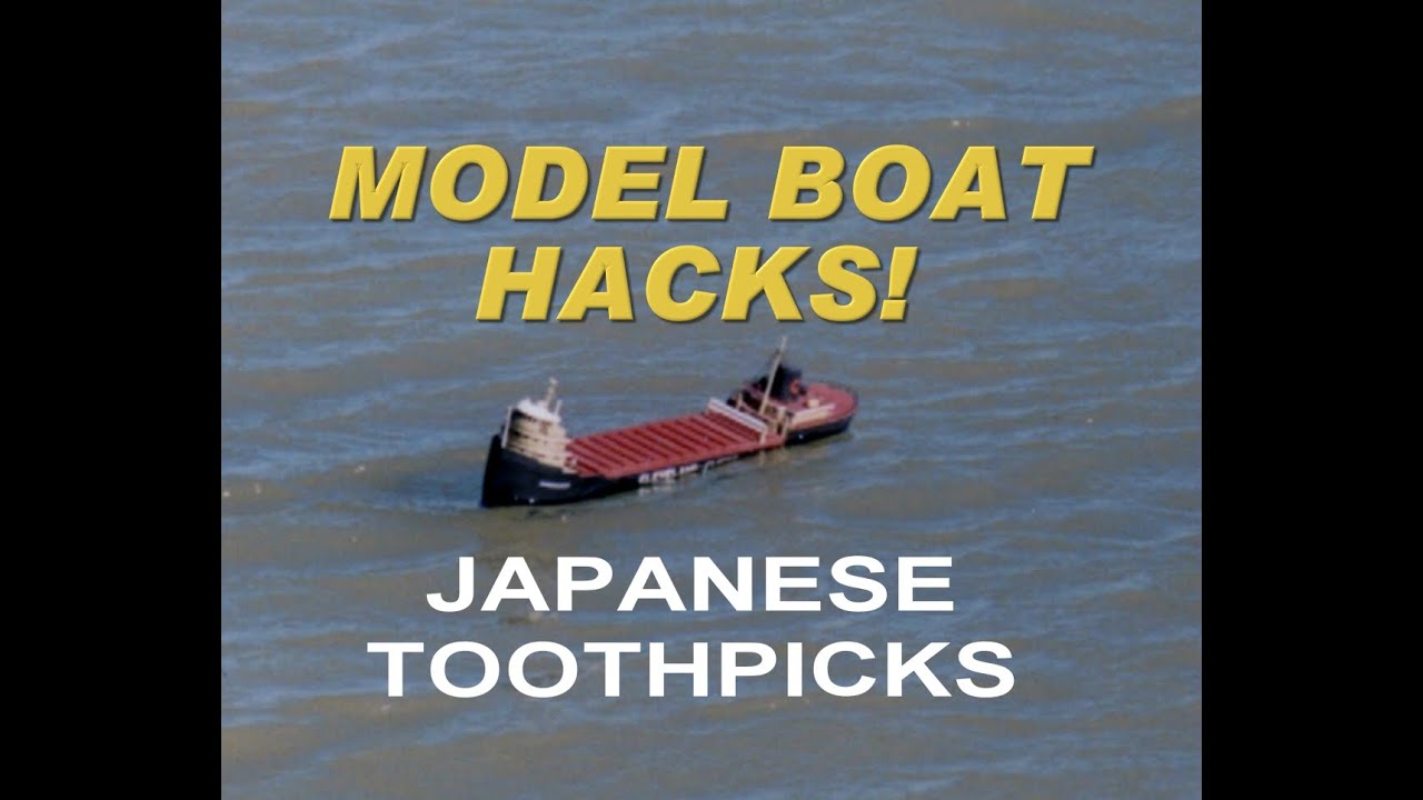 Model boat scratch building hack How To use Japanese toothpicks and ...