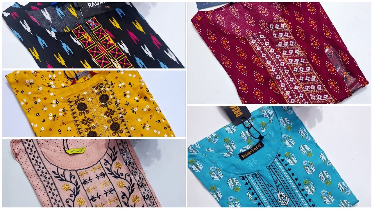 Small Embroidery Side open kurtis | Rs 300 | 7397000484 #kurtis - YouTube