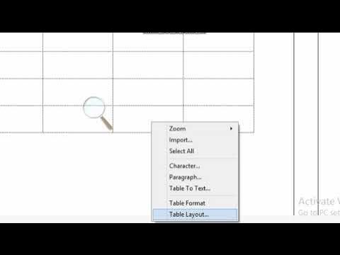 introduction of inpage Urdu|inpage Urdu table formation|How to add rows and columns in inpage ...