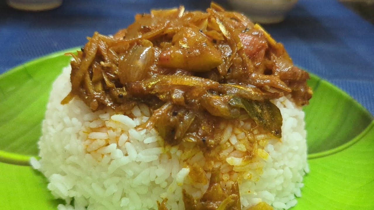 Traditional Dried Nethili Fish Mango Curry | Authentic South Indian ...