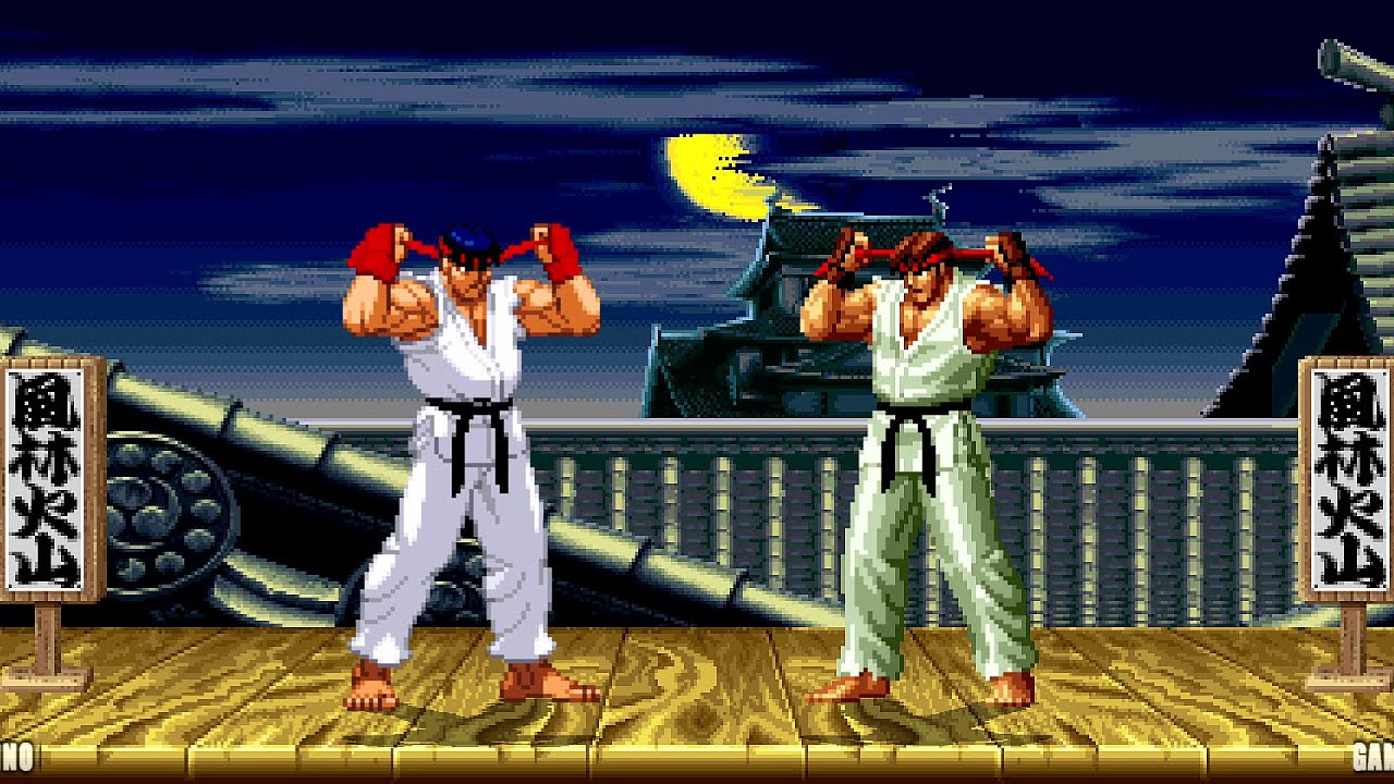 CAPCOM RYU VS SNK RYU - YouTube