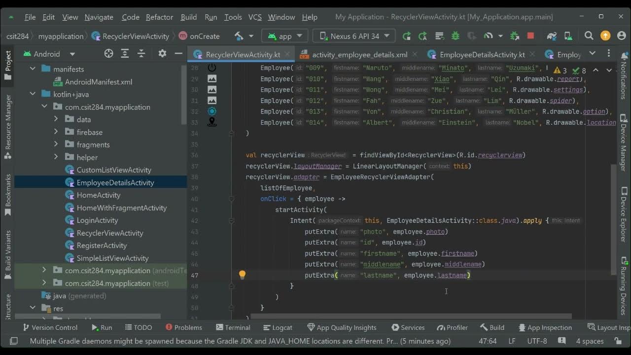 Recycler View Click Listener - YouTube