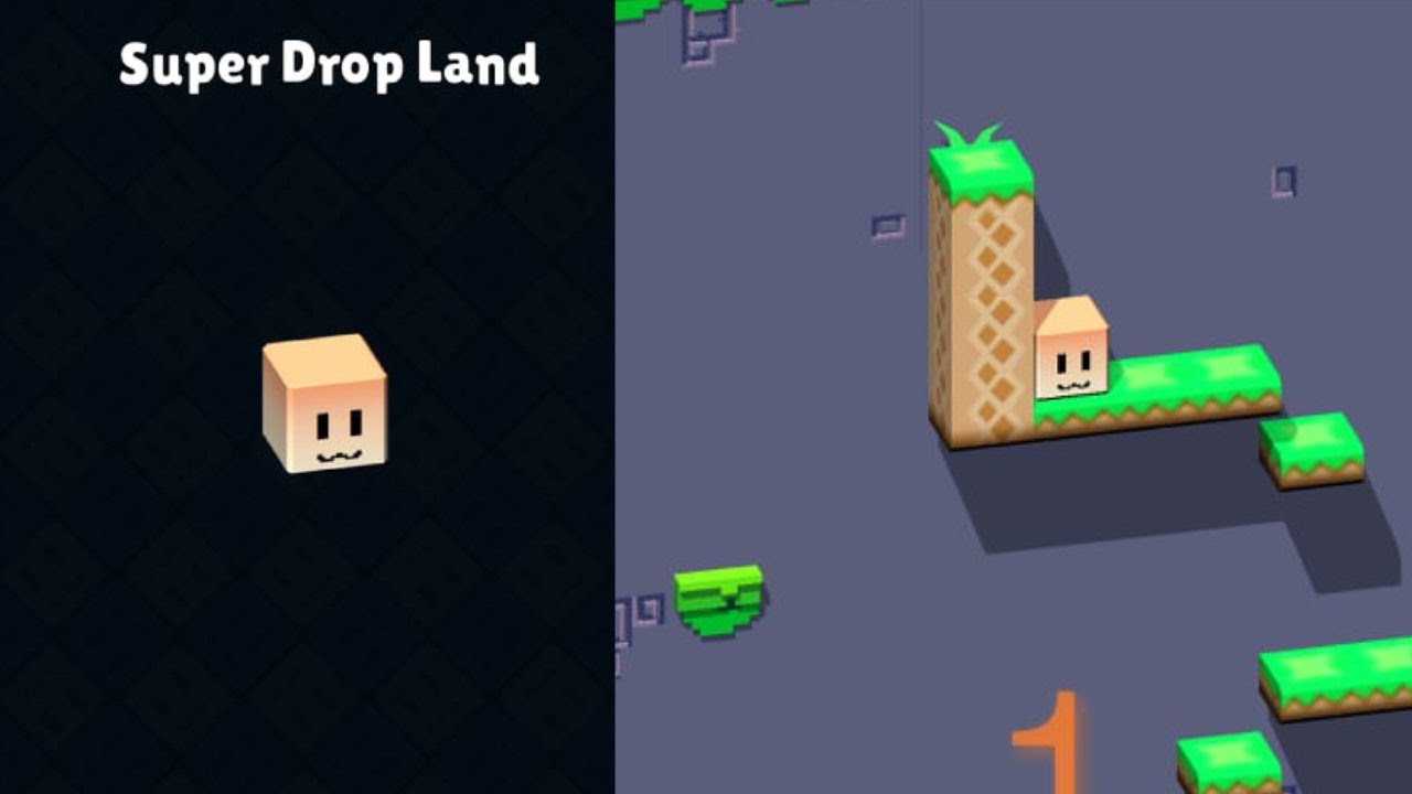 Super Drop Land Gameplay Level 1-3 - YouTube