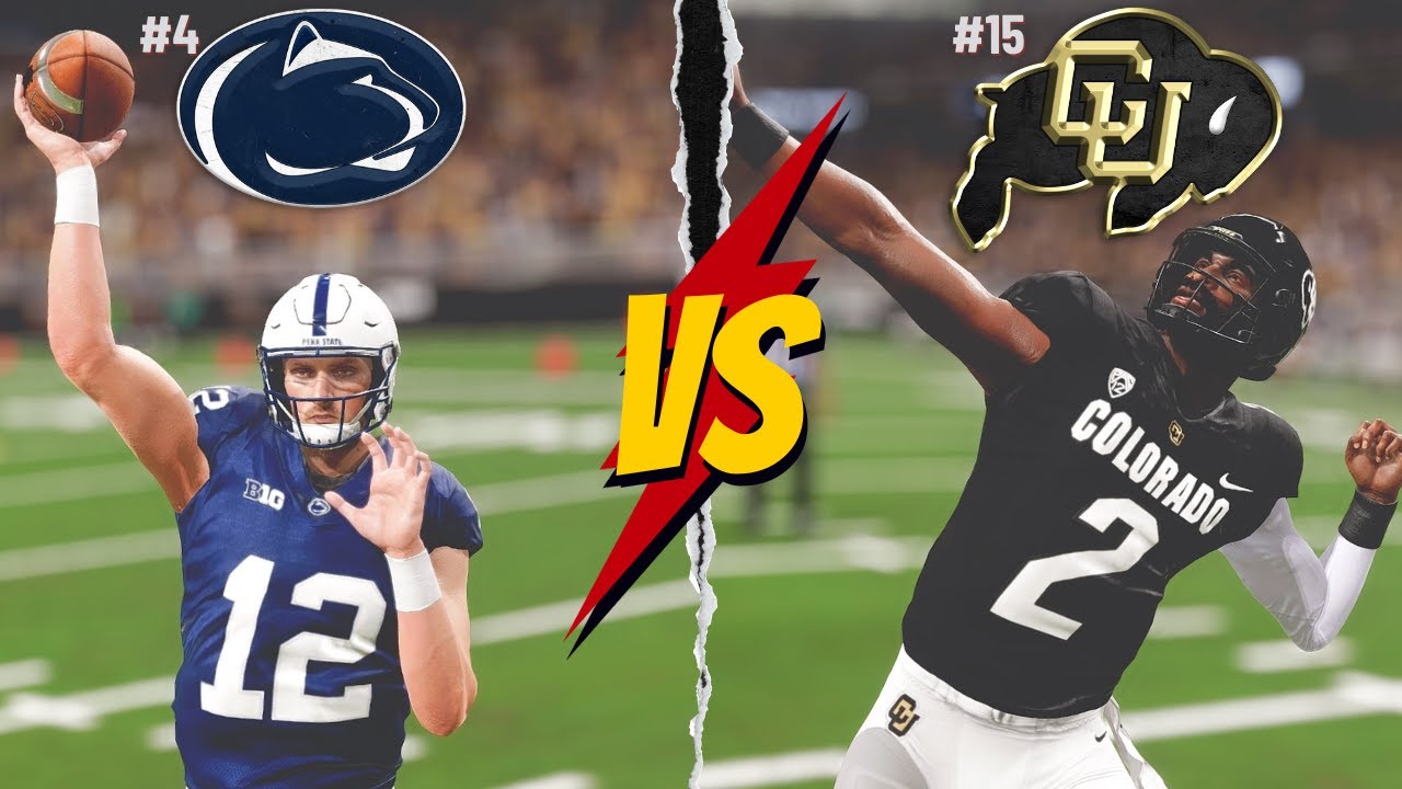 NCAA Football 24 I #4 Penn State (4-1) vs #15 Colorado (2-2) I Week 6 ...