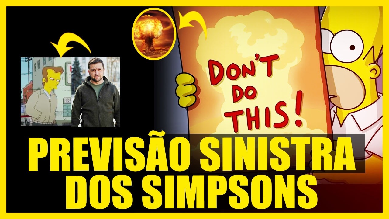 2 PROFECIAS SINISTRAS em 2 Seriados Diferentes | SIMPSONS e Além da ...