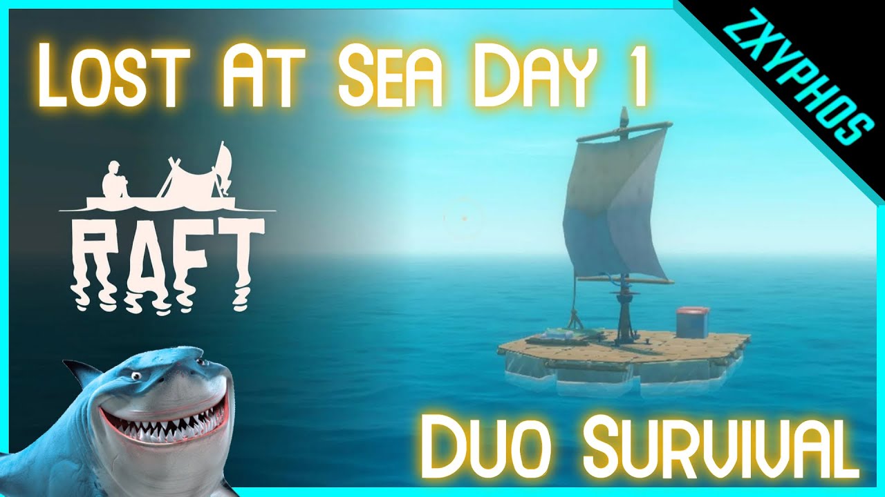 Raft | Our First Day Trying to Survive On A RAFT In The Ocean! - YouTube