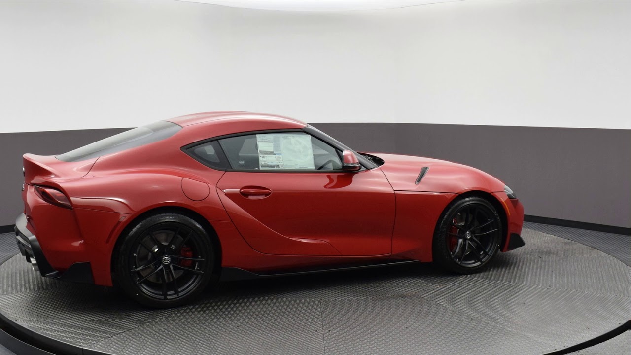 2020 RENAISSANCE RED 2.0 Toyota GR Supra 2dr Car #N21303 - YouTube