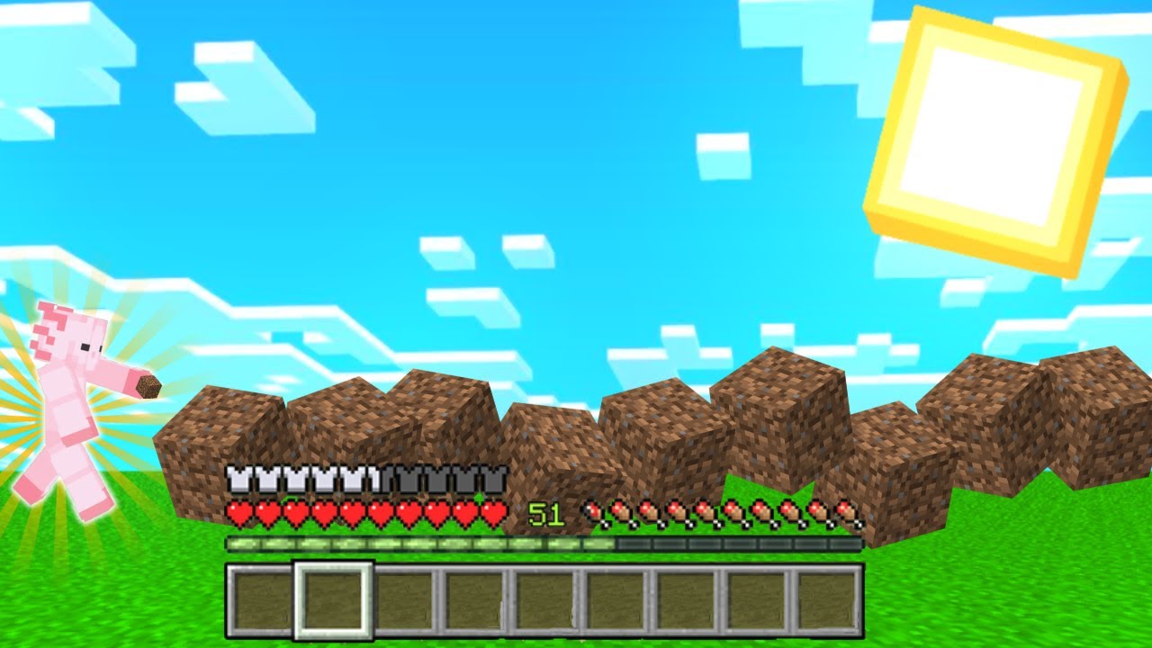 Je dois poser 10 000 blocks dans minecraft... - YouTube