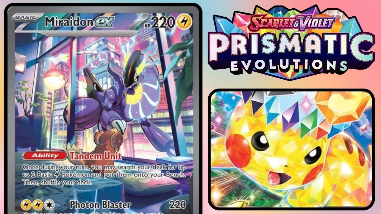 The Best Miraidon Deck | Prismatic Evolutions Pokemon TCG - YouTube
