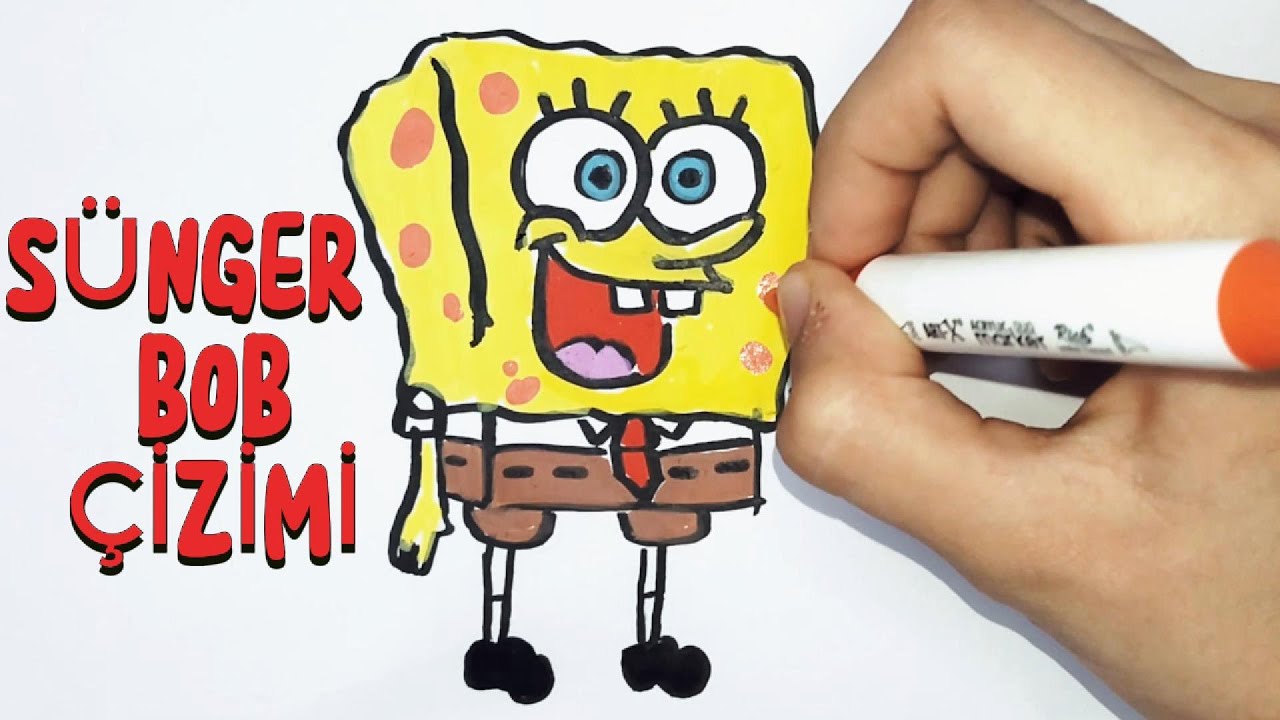 Sünger Bob Nasıl Çizilir | How To Draw SpongeBob Step By Step Easy ...