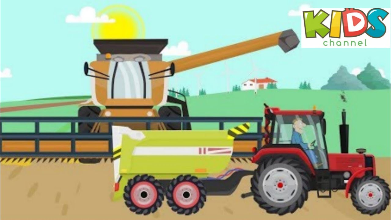 farm work harvest cartoon animation | fairly tele for kids - YouTube