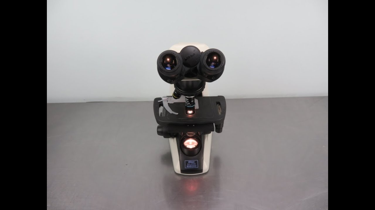 Nikon Eclipse E200 Microscope - YouTube