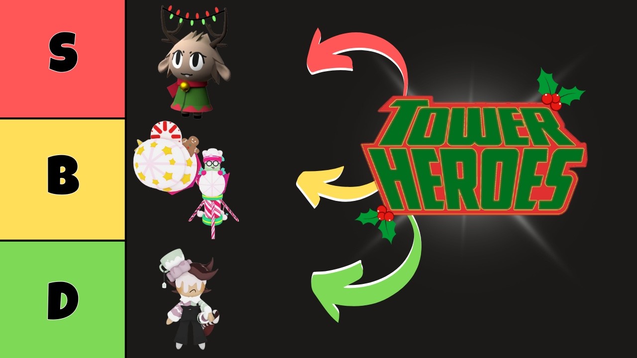 Ranking Every CHRISTMAS SKIN In Tower Heroes - YouTube