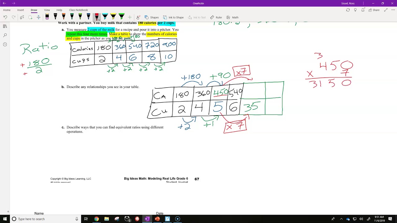 Lesson 3.3: Using Ratio Tables - YouTube