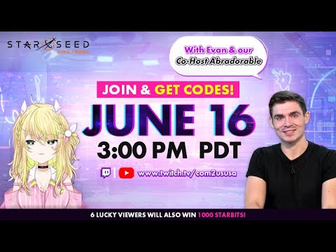 [Starseed: Asnia Trigger] Live Stream with Evan and Abradorable - YouTube
